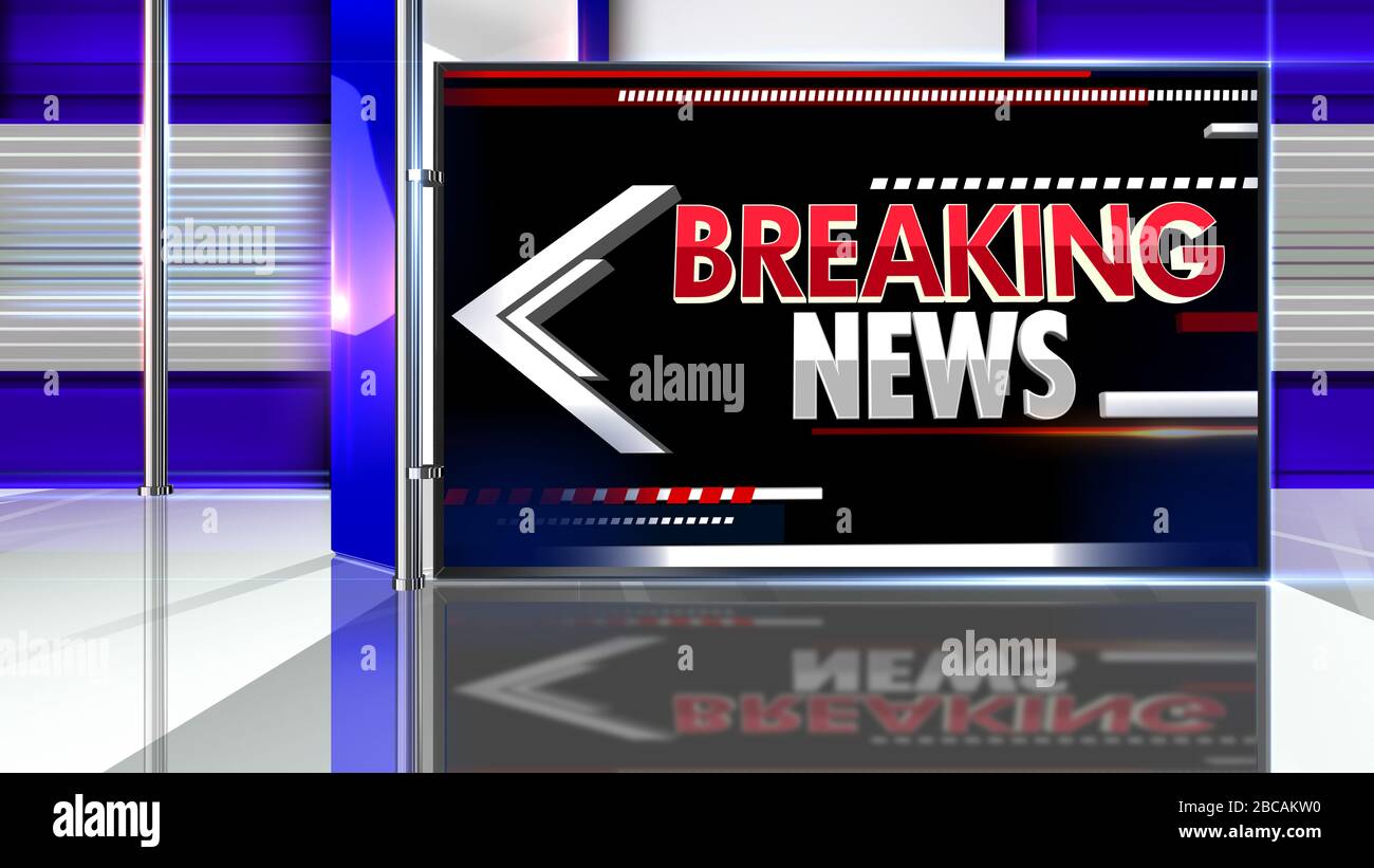 Breaking news Virtual set studio for chroma footage Realize your vision ...