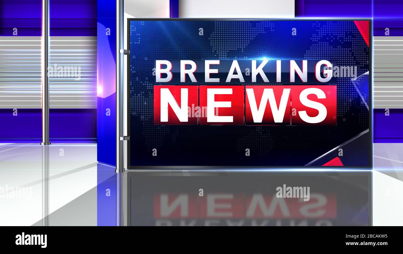 Breaking news Virtual set studio for chroma footage Realize your vision ...