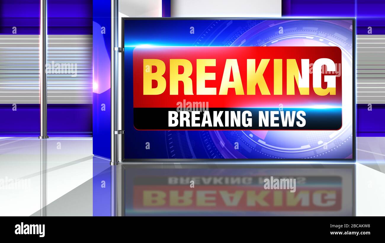 Breaking news Virtual set studio for chroma footage Realize your vision ...