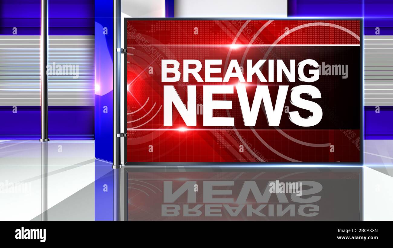 Breaking news Virtual set studio for chroma footage Realize your vision ...