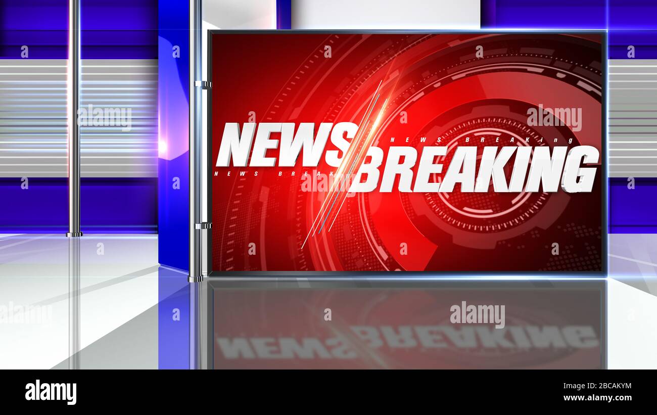 Breaking news Virtual set studio for chroma footage Realize your vision ...