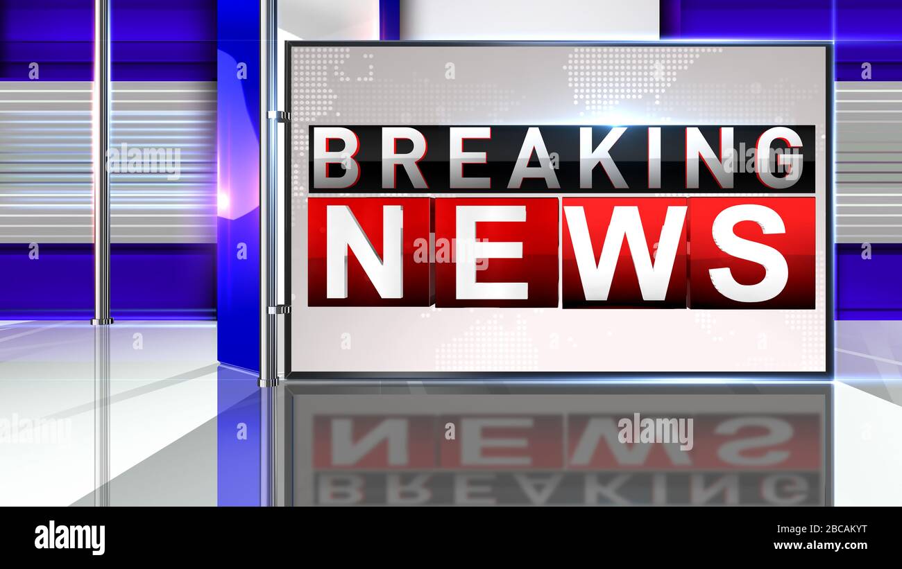 Breaking news Virtual set studio for chroma footage Realize your vision ...