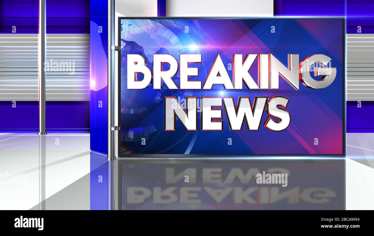 Breaking news Virtual set studio for chroma footage Realize your vision ...