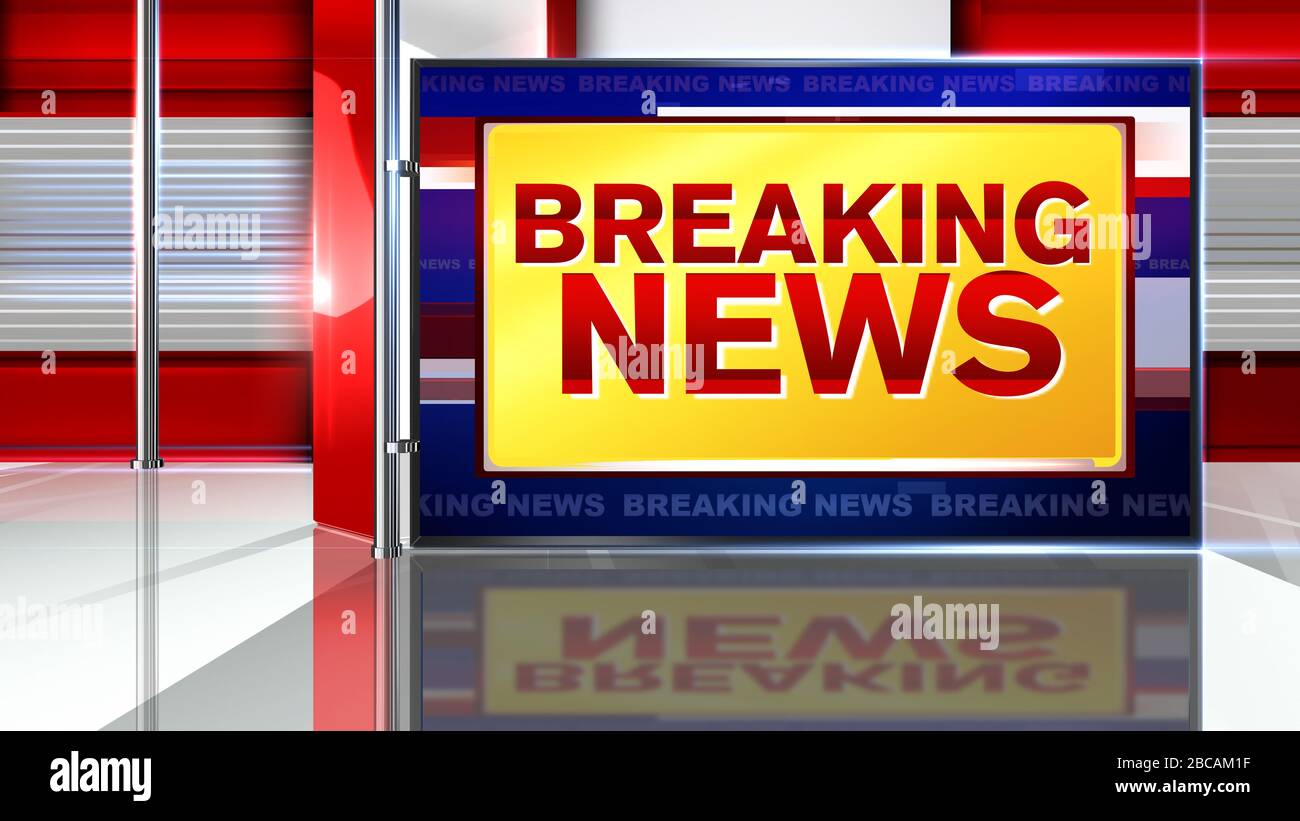 Breaking news Virtual set studio for chroma footage Realize your vision ...