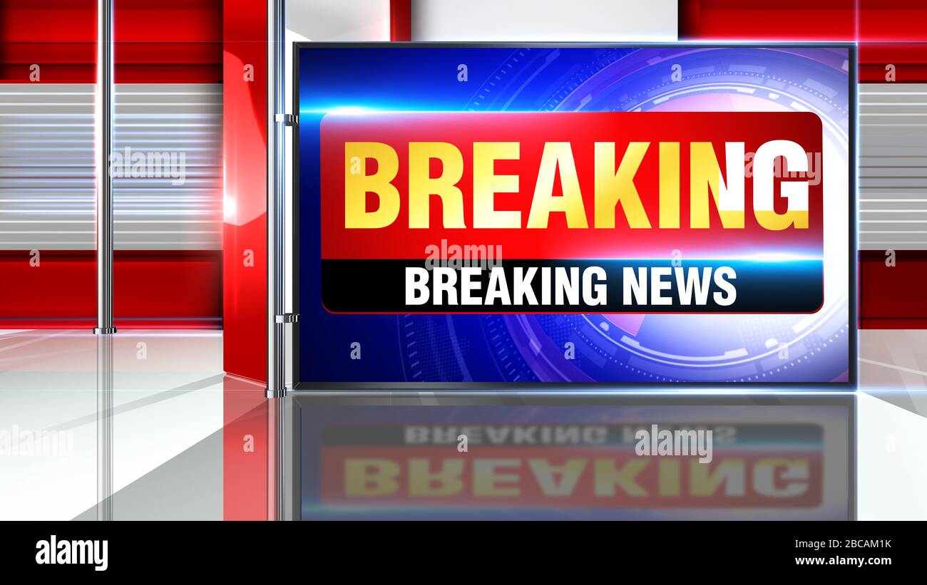 Breaking news Virtual set studio for chroma footage Realize your vision ...