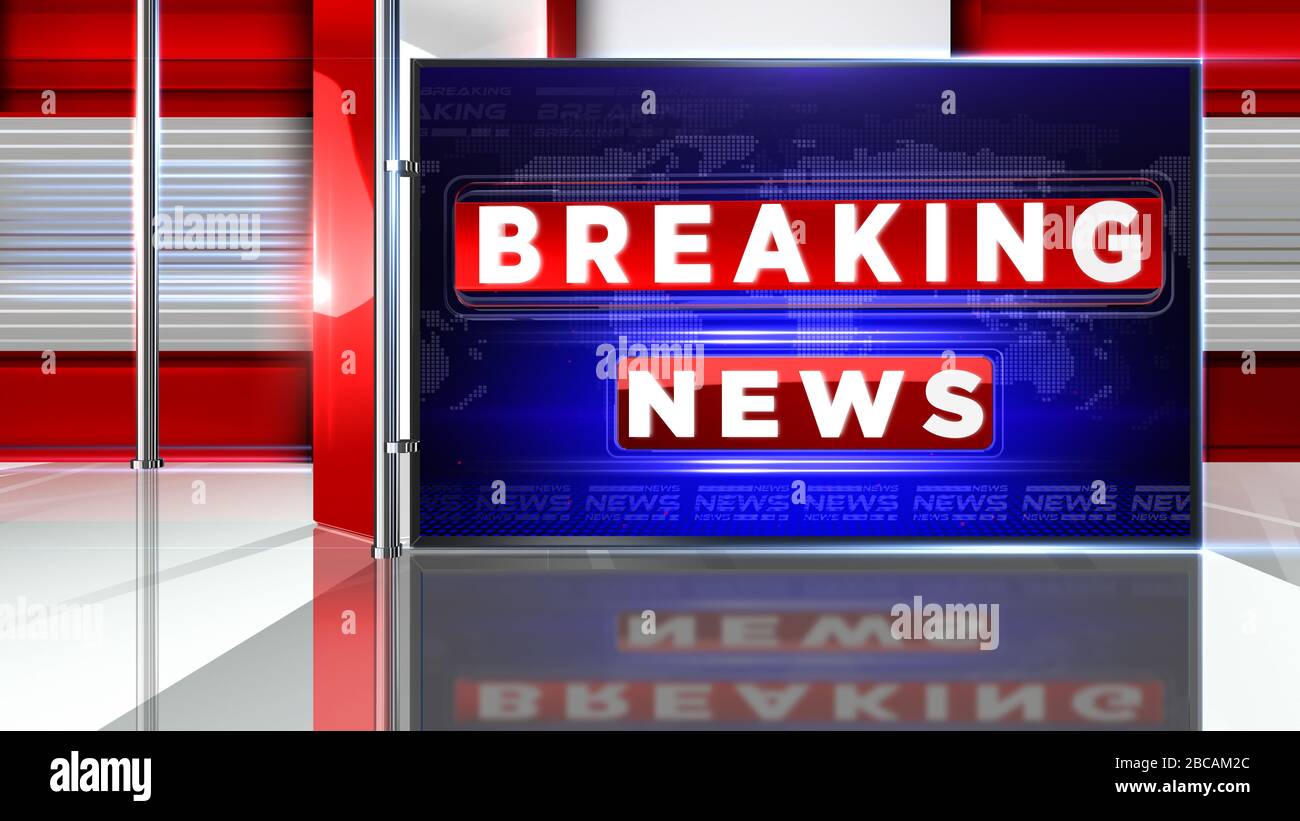 Breaking news Virtual set studio for chroma footage Realize your vision ...