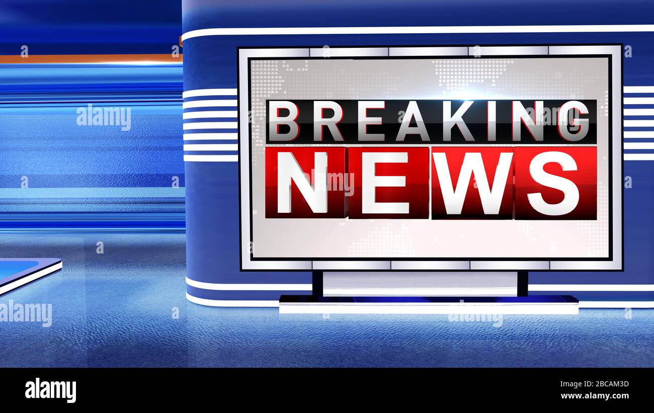 Breaking news Virtual set studio for chroma footage Realize your vision ...