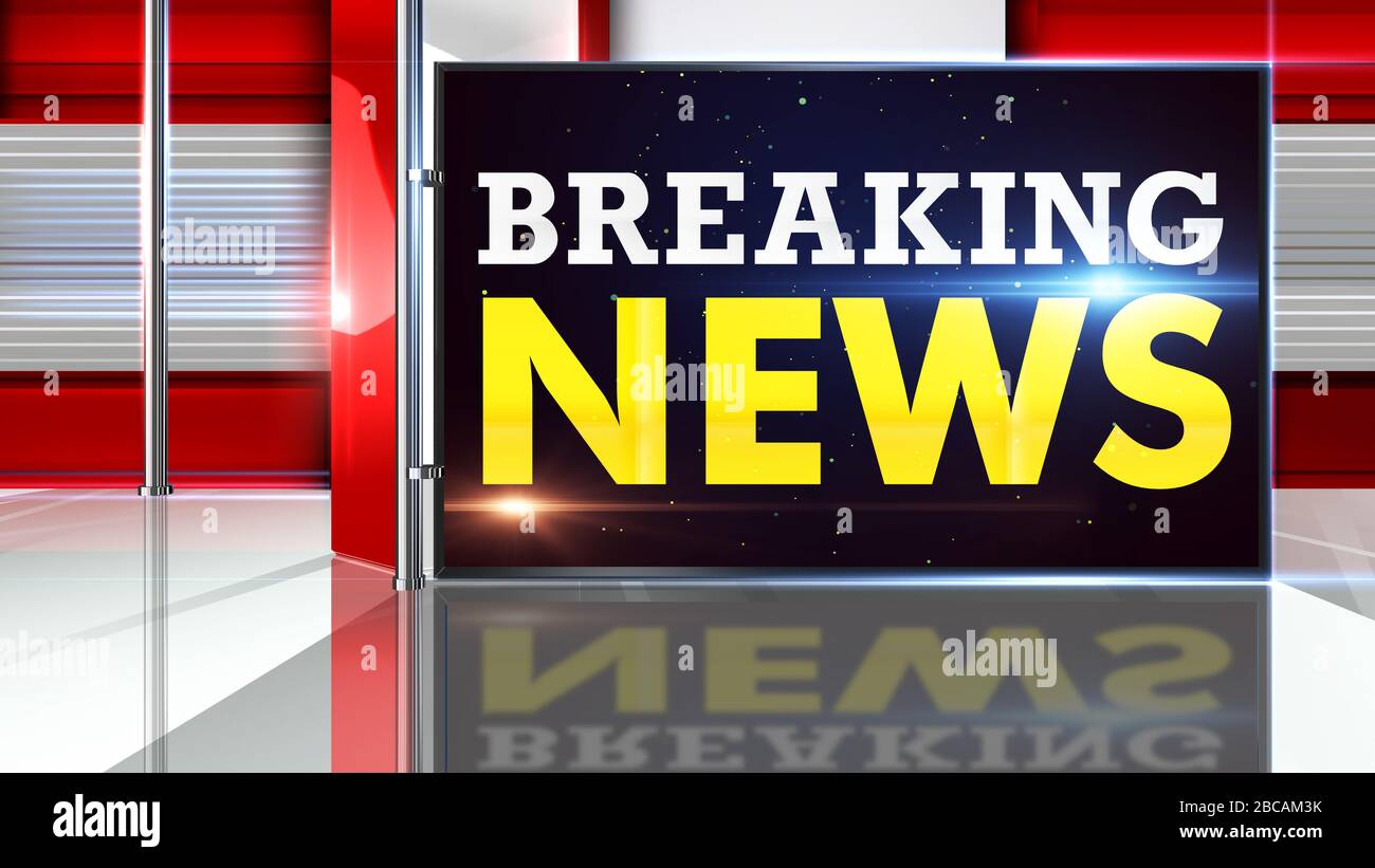 Breaking news Virtual set studio for chroma footage Realize your vision ...