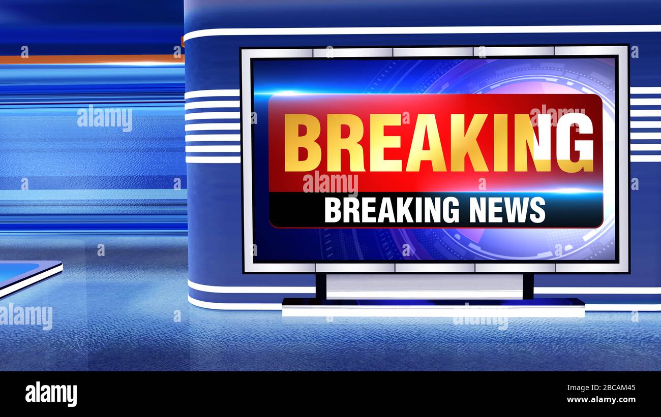 Breaking news Virtual set studio for chroma footage Realize your vision ...