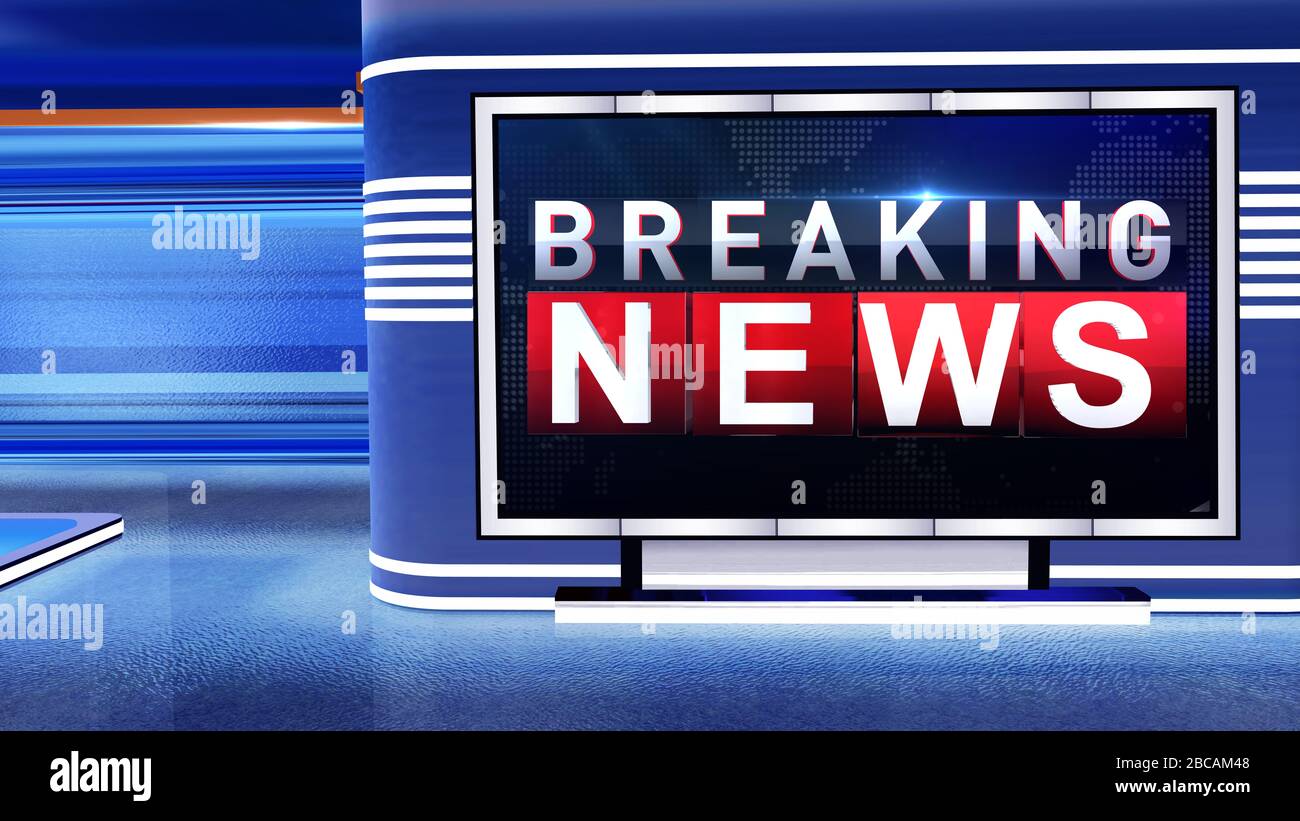 Breaking news Virtual set studio for chroma footage Realize your vision ...