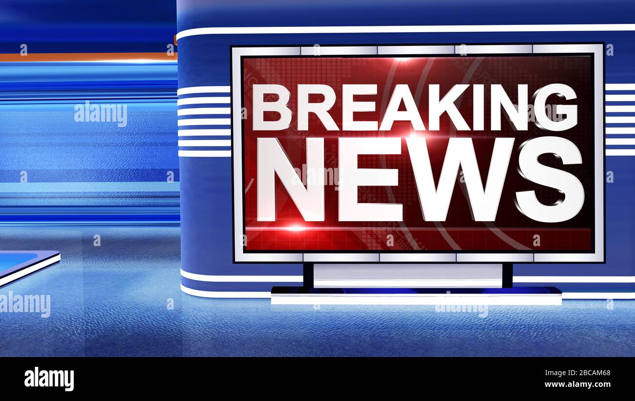 Breaking news Virtual set studio for chroma footage Realize your vision ...