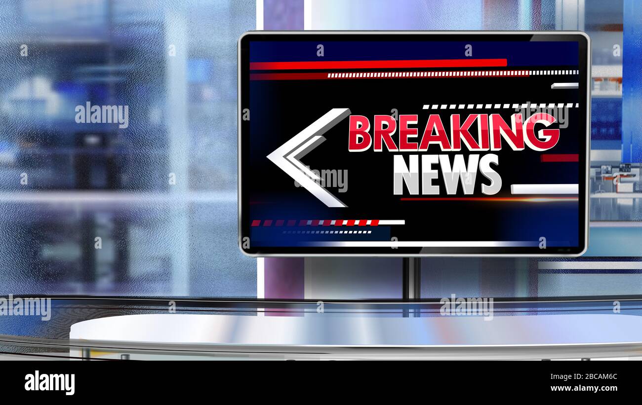 Breaking news Virtual set studio for chroma footage Realize your vision ...