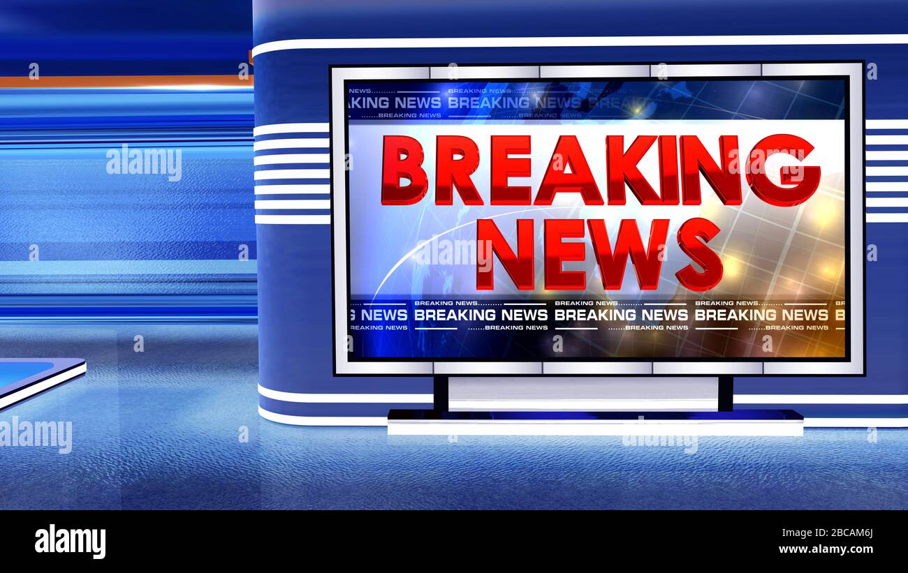 Breaking news Virtual set studio for chroma footage Realize your vision ...