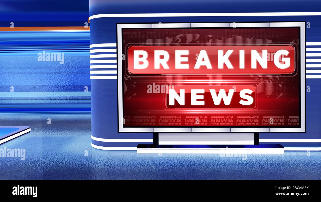 Breaking news Virtual set studio for chroma footage Realize your vision ...