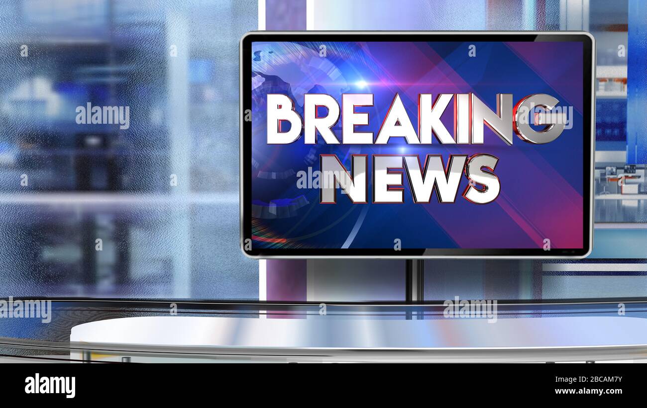 Breaking news Virtual set studio for chroma footage Realize your vision ...