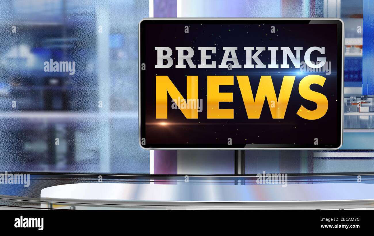 Breaking news Virtual set studio for chroma footage Realize your vision ...