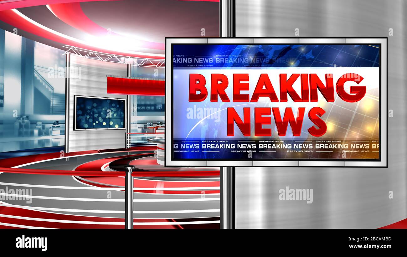 Breaking news Virtual set studio for chroma footage Realize your vision ...