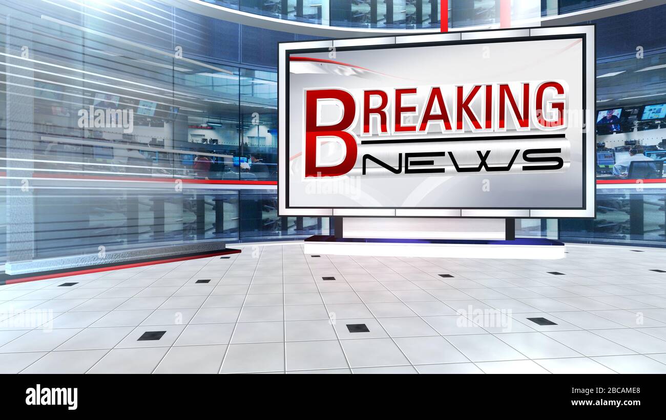 Breaking news Virtual set studio for chroma footage Realize your vision ...