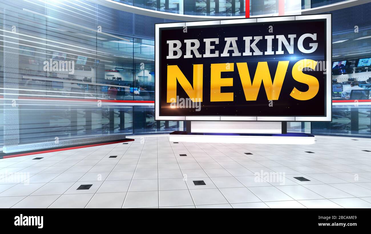 Breaking news Virtual set studio for chroma footage Realize your vision ...