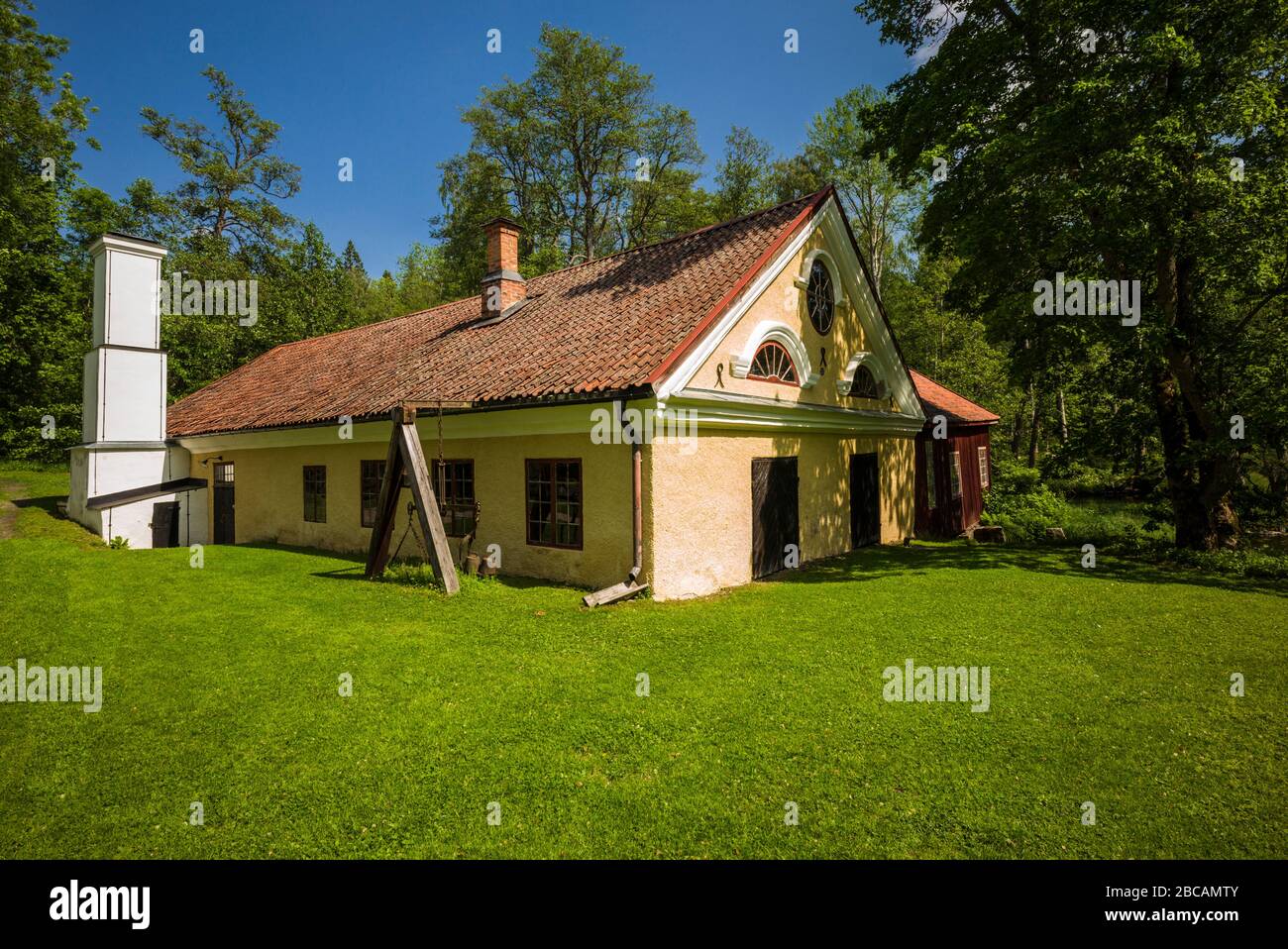 Sweden, Vastmanland, Angelsberg, Angelsberg Bruk, 18th century iron ...