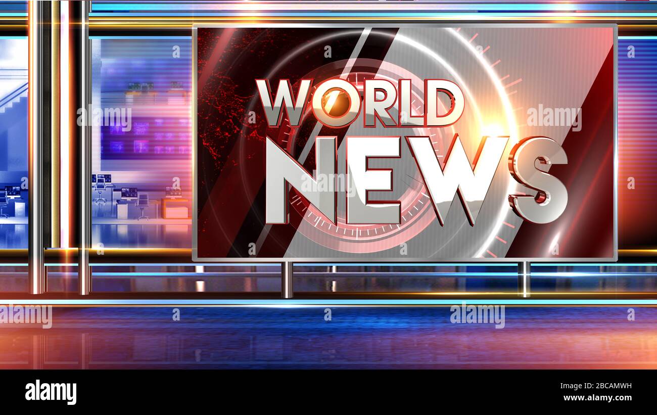 3D rendering Virtual set studio for chroma footage Realize your vision ...