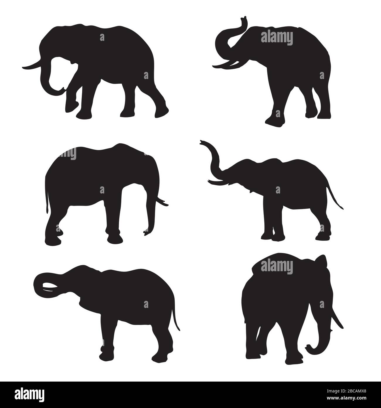 Elephant Vector Vectors High Resolution Stock Photography and Images ...