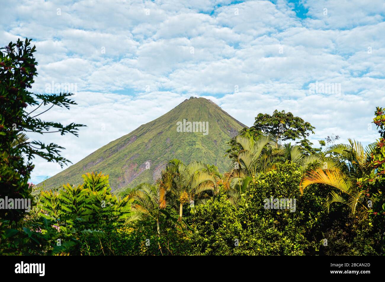 Arenal Volcano seen in the distance, Costa Rica Stock Photo - Alamy