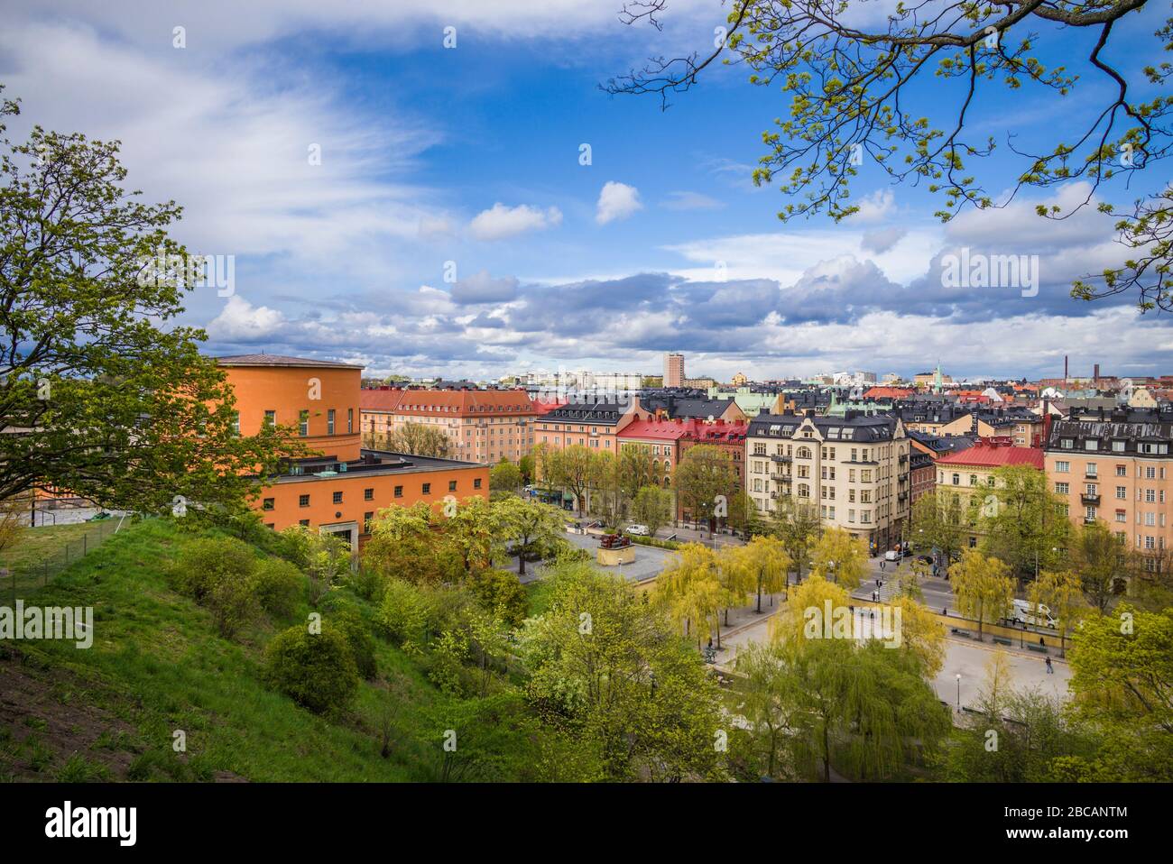 Sweden, Stockholm, City Library, circular exterior Stock Photo - Alamy