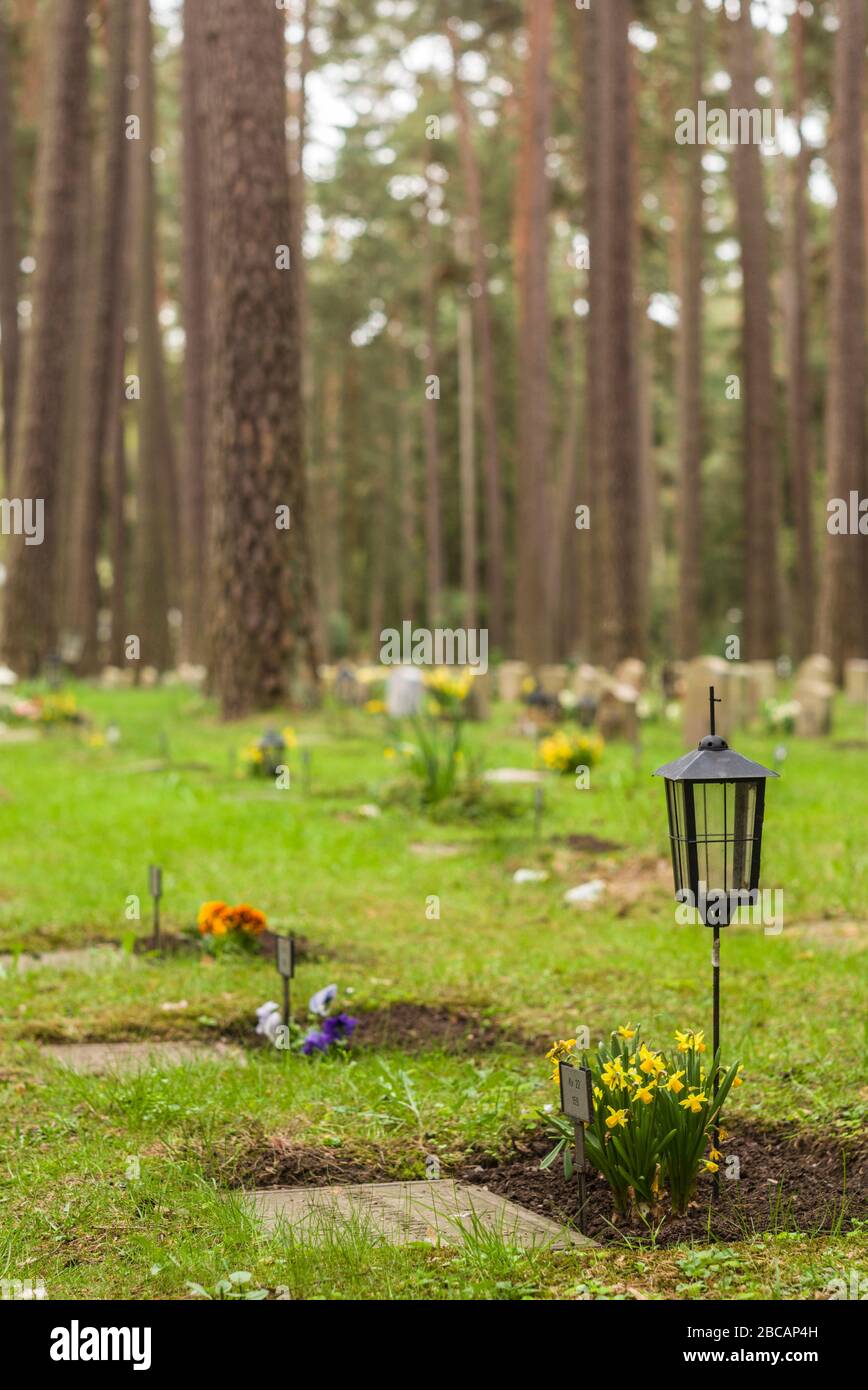 Sweden, Stockholm, Skogskyrkogarden Cemetery, details Stock Photo - Alamy