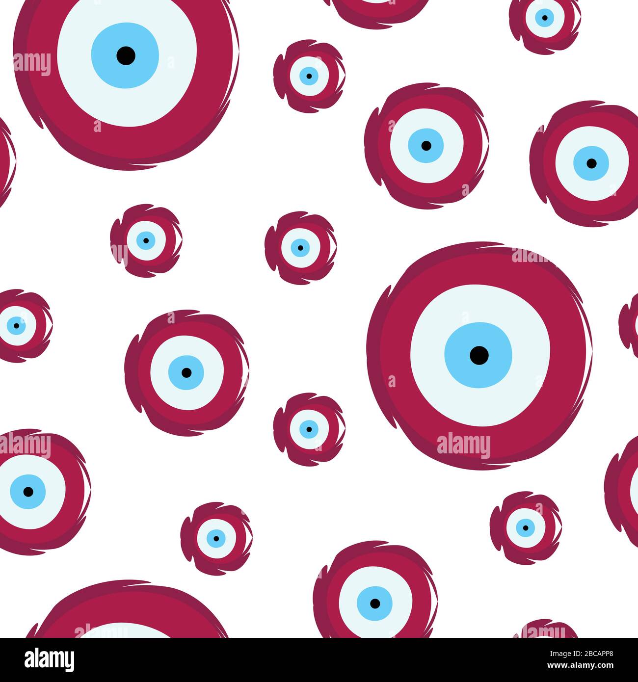 Dark pink evil eye Stock Vector Images - Alamy