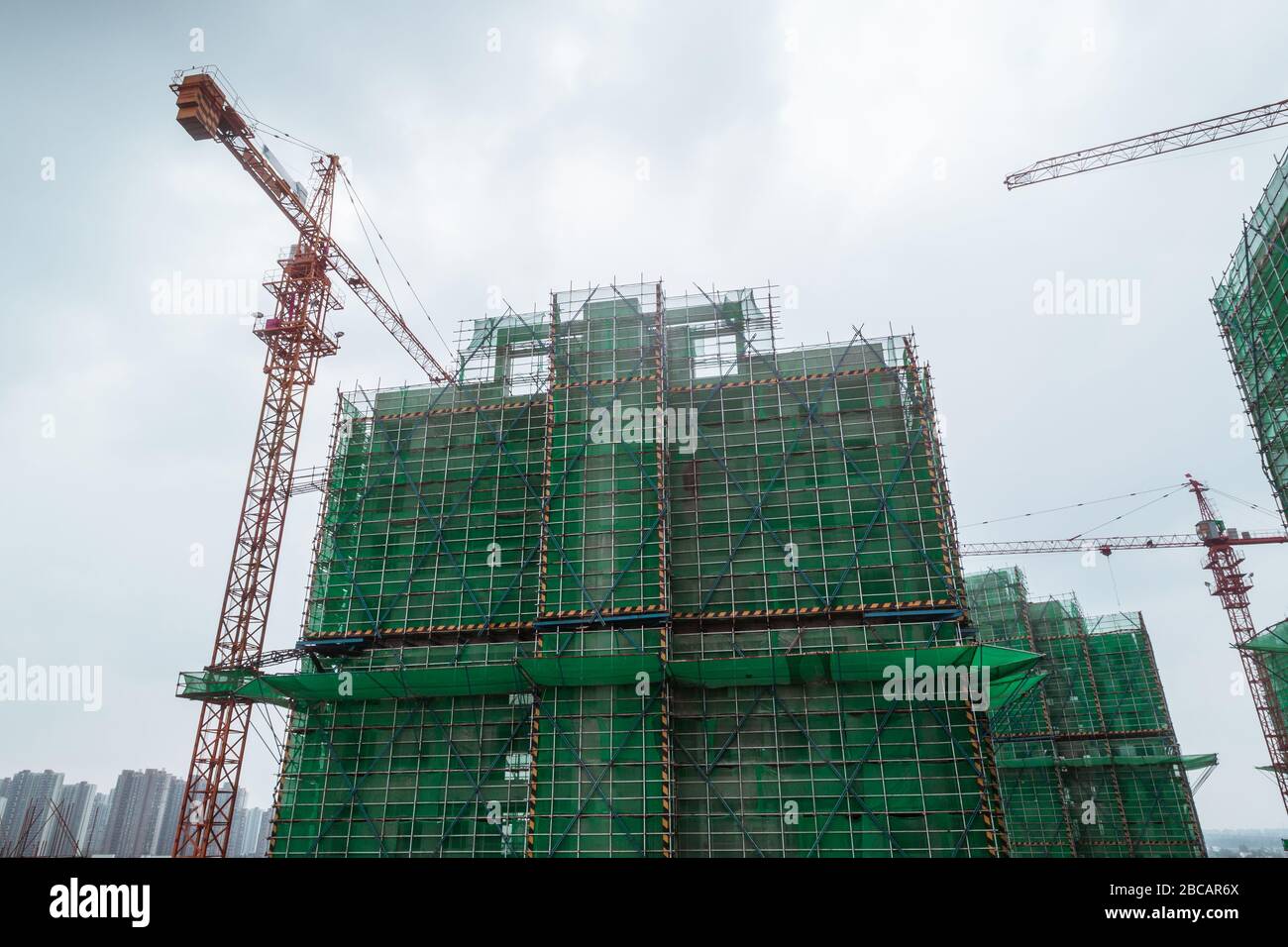 Modern buildings under construction Stock Photo - Alamy