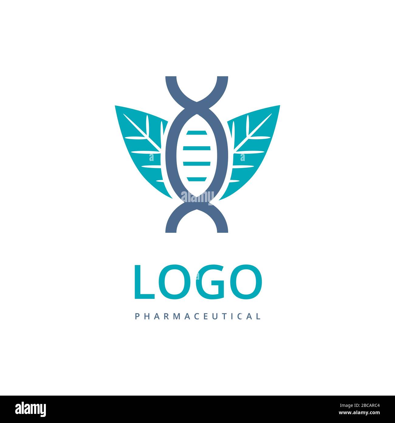 Biotechnology vector logo template with DNA icon Stock Vector Image ...