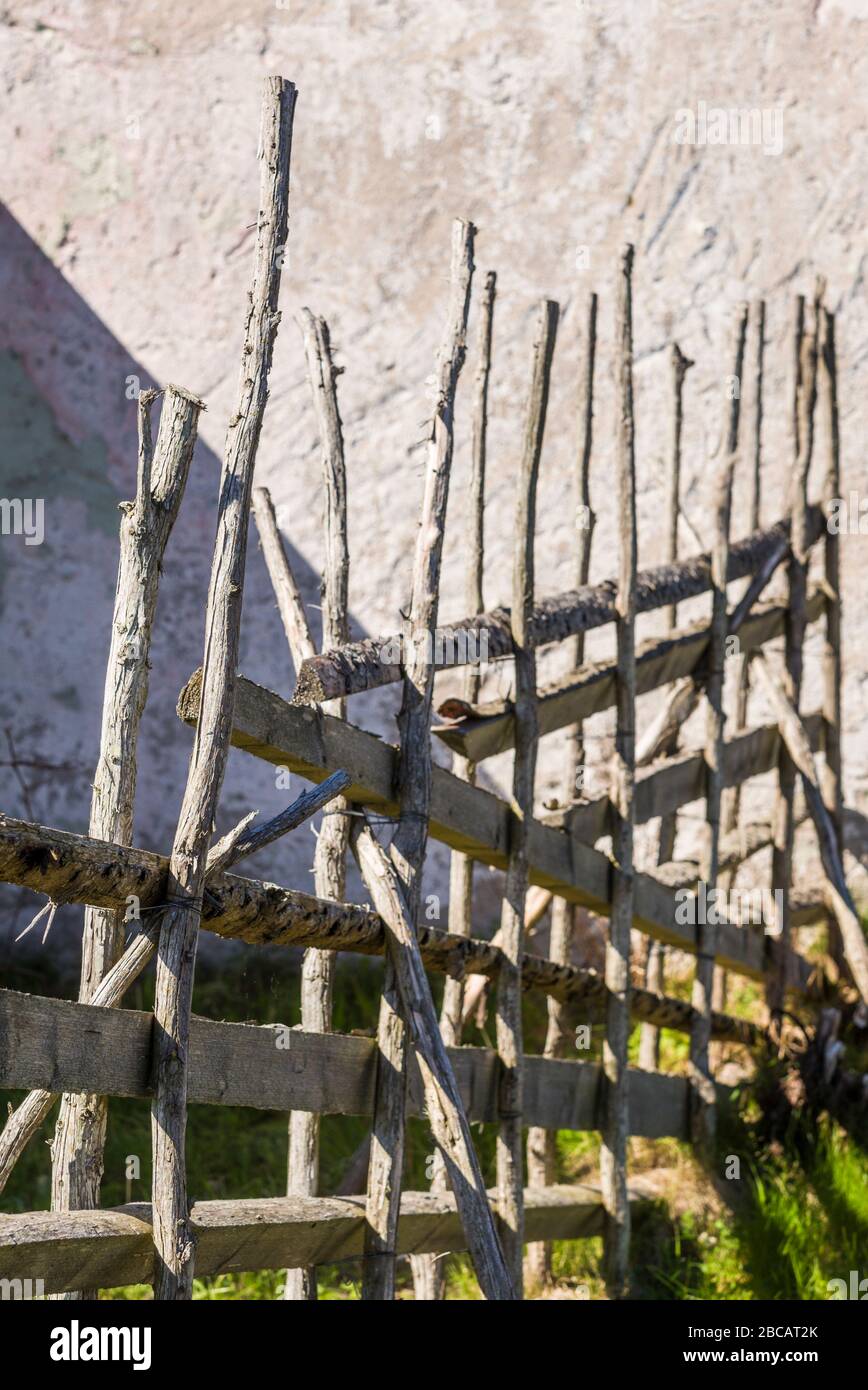 Traditional swedish fence hi-res stock photography and images - Alamy
