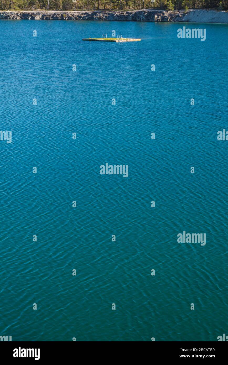 Sweden, Gotland Island, Labro, Bla Lagunen, Blue Lagoon, natural ...