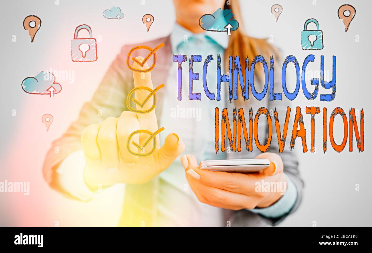 Handwriting text writing Technology Innovation. Conceptual photo ...