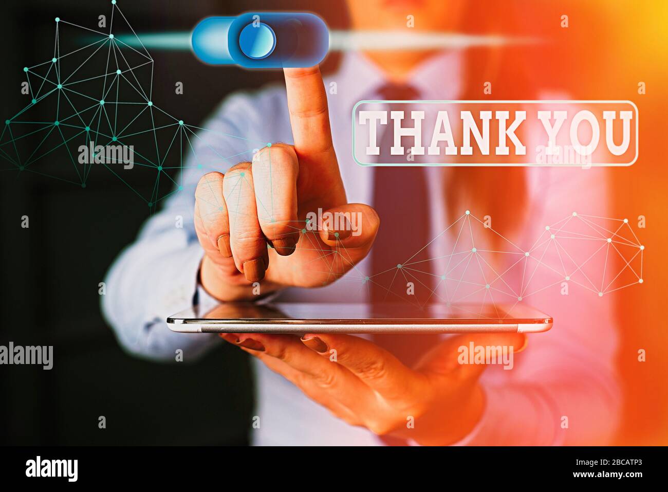 Word writing text Thank You. Business photo showcasing a polite ...