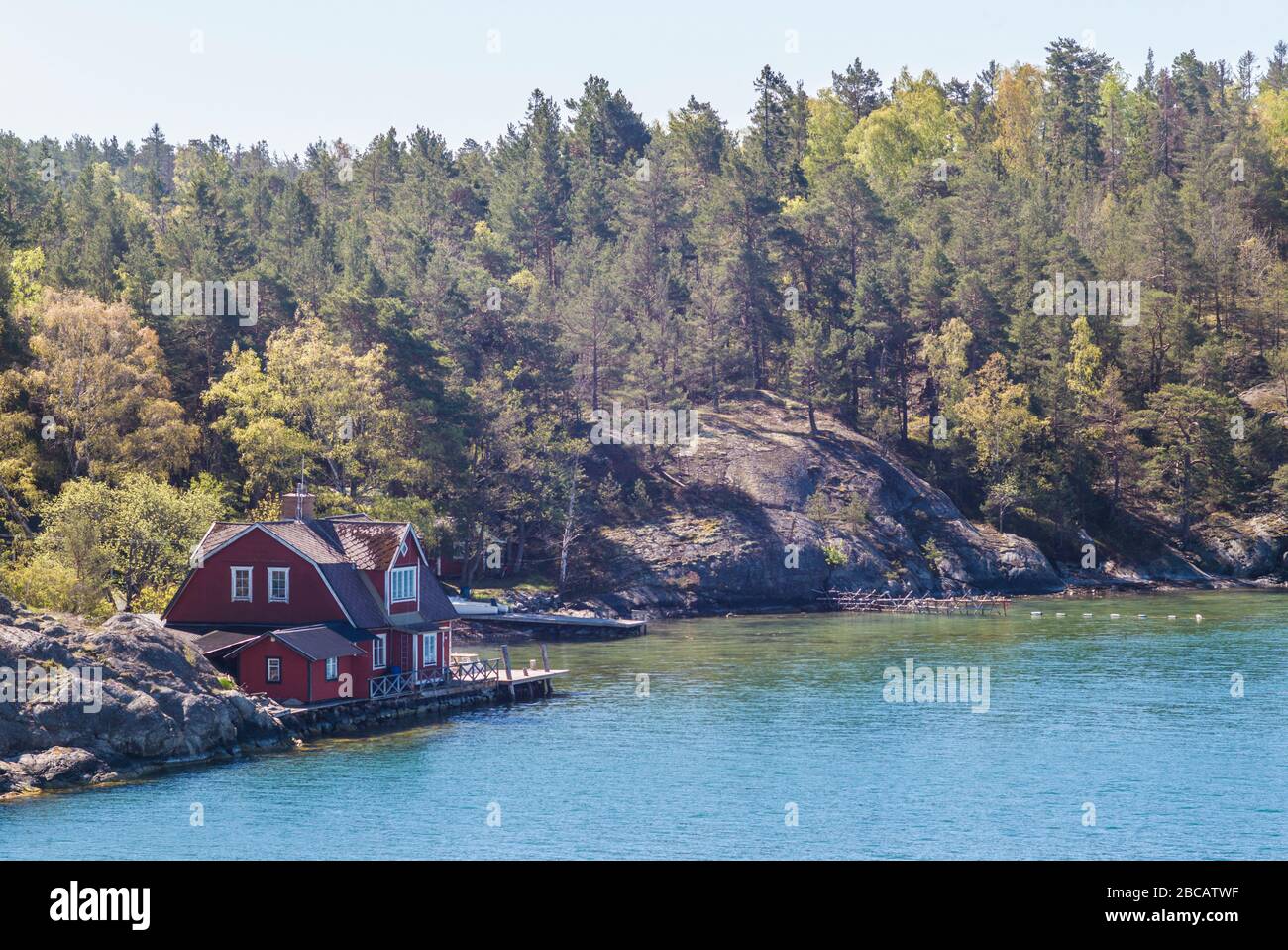 Sweden, Stockholm Archipelago, Nynashamn, island house Stock Photo - Alamy