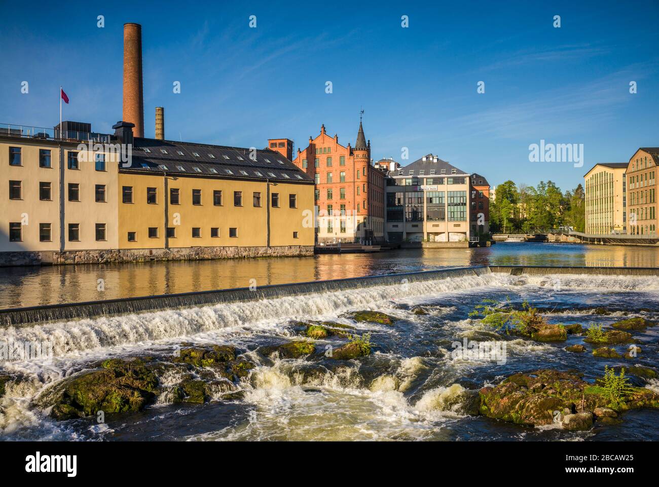 Sweden, Southeast Sweden, Norrkoping, early Swedish industrial town ...