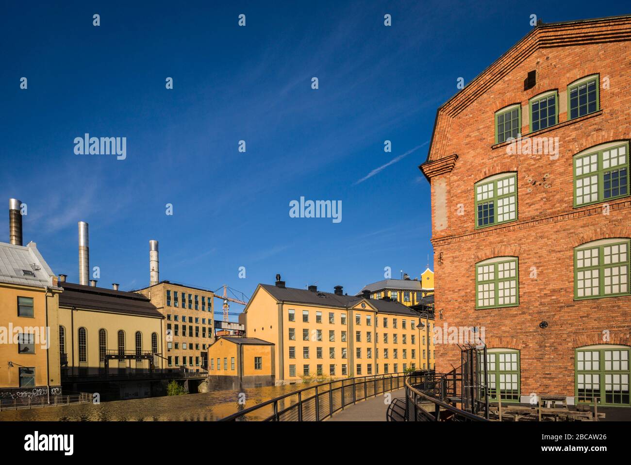 Sweden, Southeast Sweden, Norrkoping, early Swedish industrial town ...