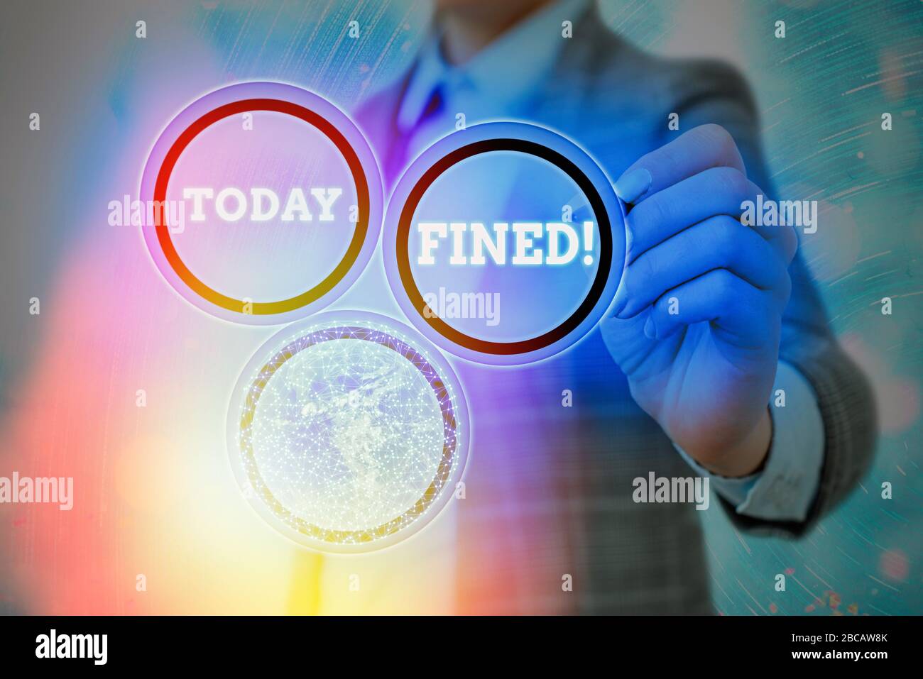 Conceptual hand writing showing Fined. Concept meaning clarify beer by ...