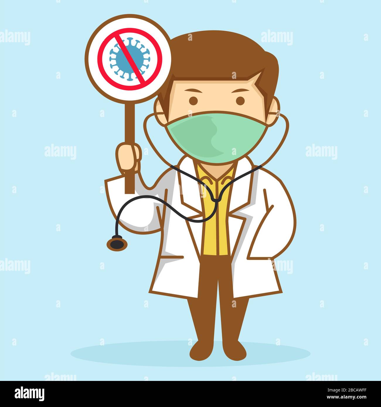 Medical team senior patient Stock Vector Images - Alamy