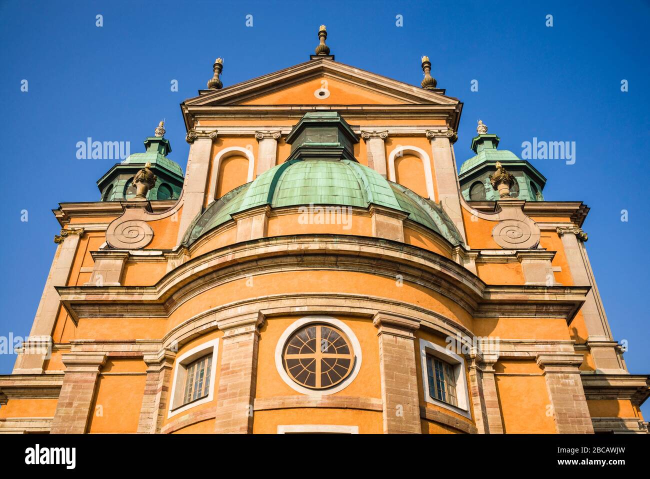 Sweden, Southeast Sweden, Kalmar, Kalmar Domkyrka cathedral, exterior ...
