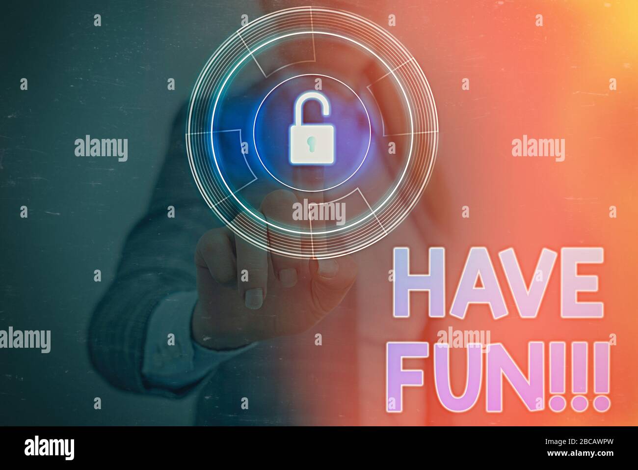 Handwriting text writing Have Fun. Conceptual photo wish somebody good ...