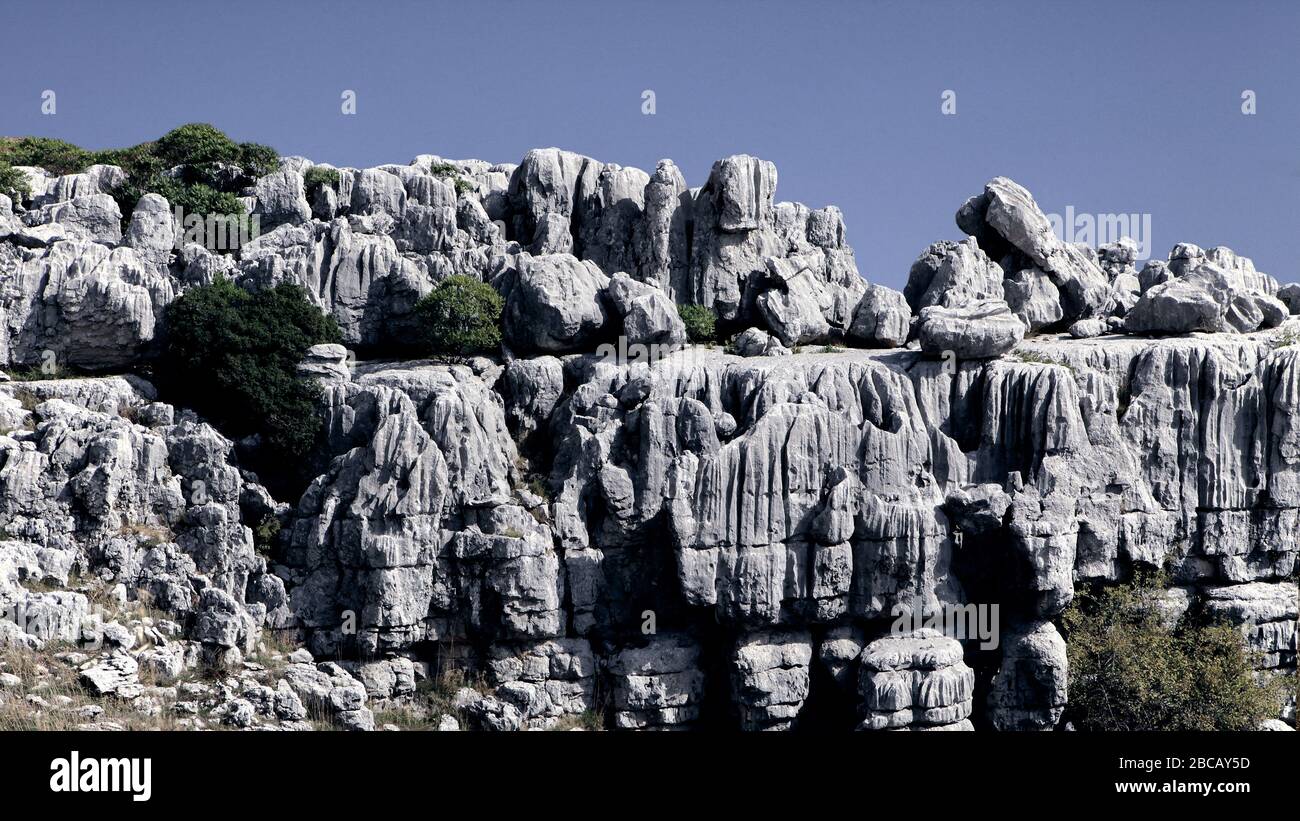 Mount Lebanon, Zaarour. the edgy rocks used to be flat from ancient ...