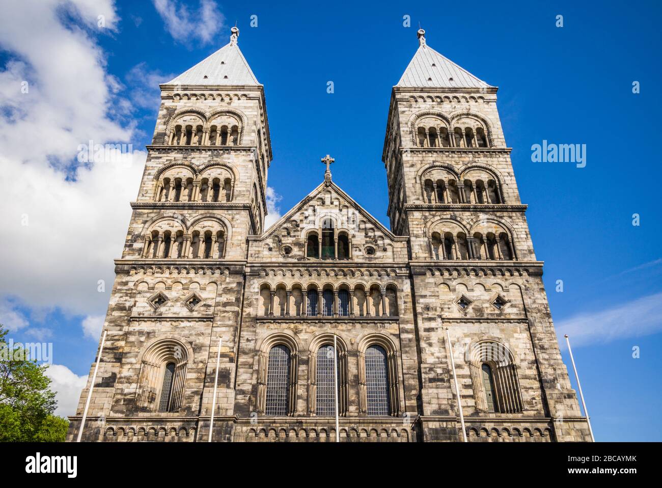 Sweden, Scania, Lund, Lund domkyrka cathedral, exterior Stock Photo - Alamy