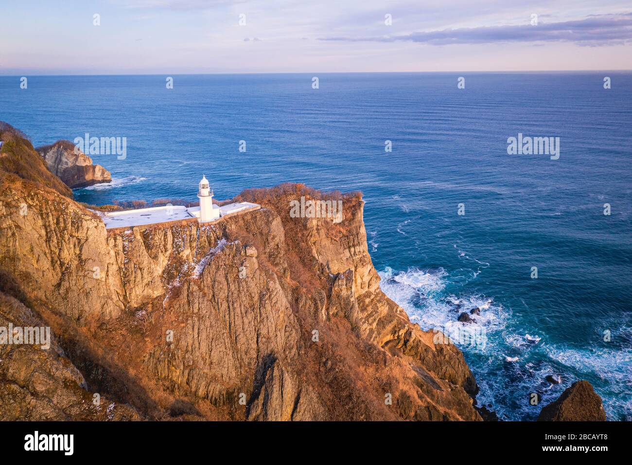 aerial view of Cape Chikyu in Muroran City hokkaido japan Stock Photo - Alamy