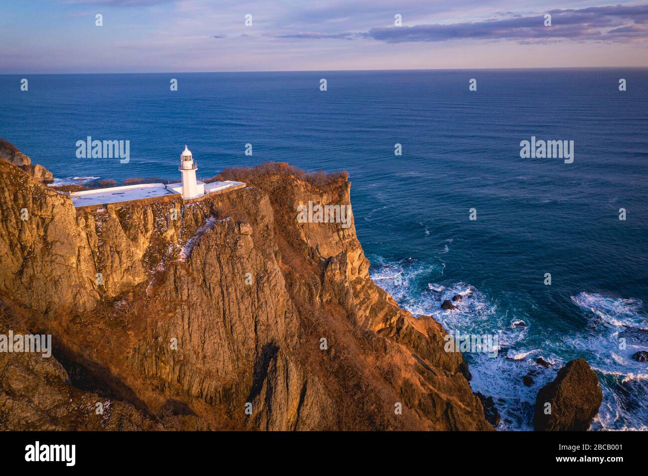 aerial view of Cape Chikyu in Muroran City hokkaido japan Stock Photo ...