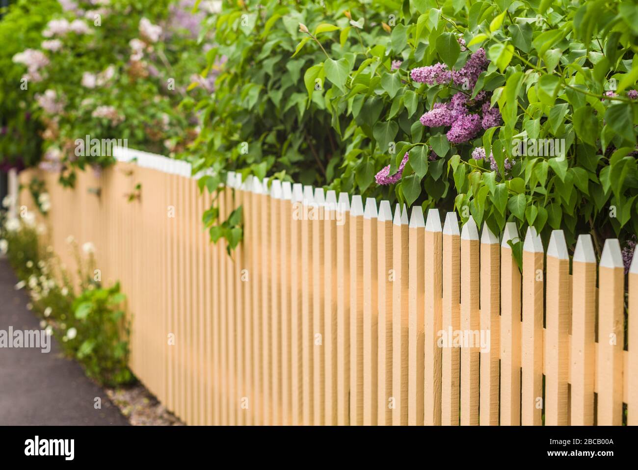 Scandinavian fence hi-res stock photography and images - Alamy