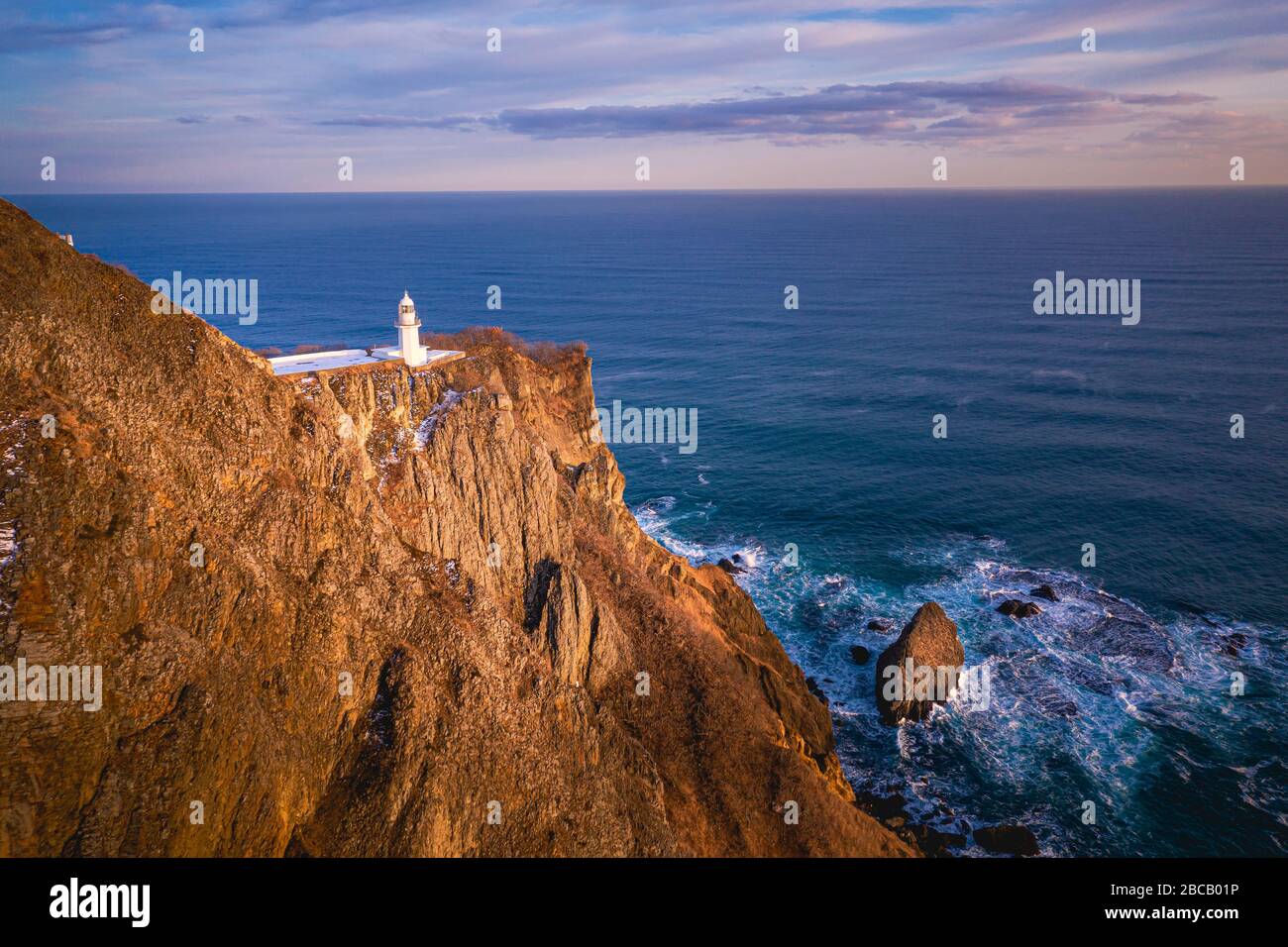 aerial view of Cape Chikyu in Muroran City hokkaido japan Stock Photo ...