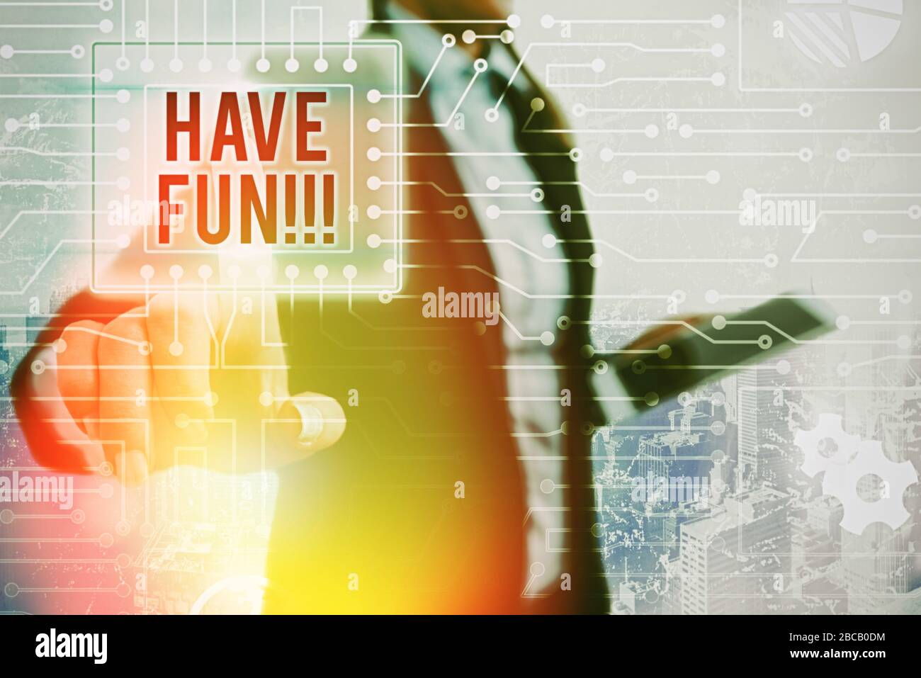 Word writing text Have Fun. Business photo showcasing wish somebody ...